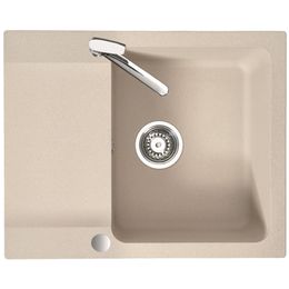 Eurodomo Einbausp&uuml;le 'Capri 45' 780 x 500 mm beige