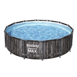 Bestway Aufstellpool-Set 'Steel Pro Max ' grau &Oslash; 427 x 107 cm