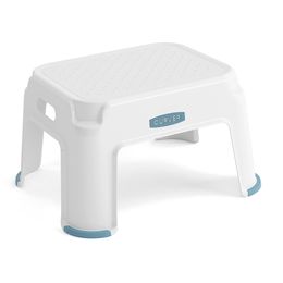 Keter Tritthocker 'Step Stool' wei&szlig;/blau 43 x 36 x 24 cm