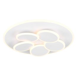 Trio Leuchten LED-Deckenleuchte 'Mandala' dimmbar 2700 lm tageslichtwei&szlig; &Oslash; 49 x 7,5 cm