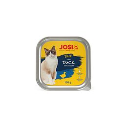 JosiCat Katzenfutter Pate mit Ente 100 g