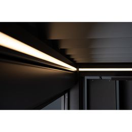 BioHort LED-Pergolabeleuchtung 124,64 W 14760 lm warmwei&szlig; 820 cm