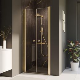 Breuer Pendelt&uuml;r 'Elana 2.0' f&uuml;r Nische, goldfarben, 100 x 200 cm