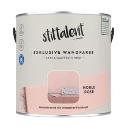 Stiltalent Wandfarbe 'Noble Rose' rosa matt 2,5 l