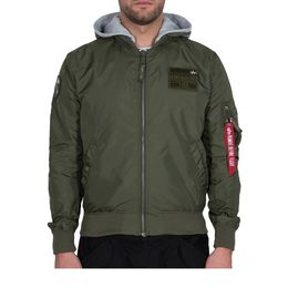Alpha Industries &Uuml;bergangsjacke 'MA-1 TT' Herren Gr&ouml;&szlig;e XL oliv Sommerjacke