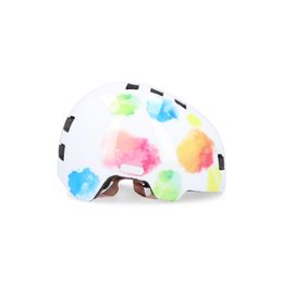 FISCHER BIKE Fischer Fahrrad Fahrradhelm 'BMX Kinder Plus Splash' wei&szlig;/mehrfarbig S/M