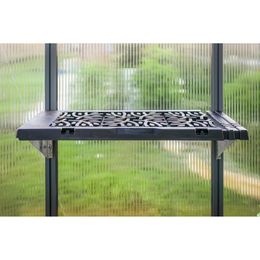 Palram-Canopia Regalset f&uuml;r Gew&auml;chshaus anthrazit 26 x 65 cm Polypropylen, 4er-Pack