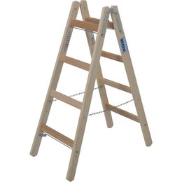 Krause Sprossenstehleiter 'Stabilo' Holz 2 x 4 Stufen