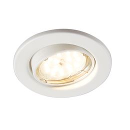 toom LED-Einbauleuchte dimmbar 5 W 350 lm warmwei&szlig; &Oslash; 8,6 cm