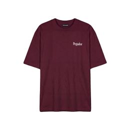 Pegador T-Shirt 'Deva' Damen Gr&ouml;&szlig;e S weinrot / wei&szlig;
