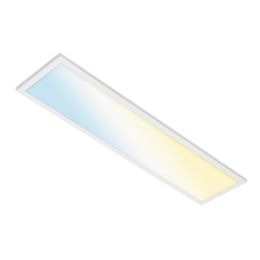 Brilo LED-Panel 'Piatto S' 28 W 3000 lm warmwei&szlig; bis tageslichtwei&szlig; 100 x 6,6 x 25 cm