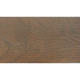 Kovalex Terrassendiele 'Strukturo' WPC kastanie 1000 x 145 x 20 mm