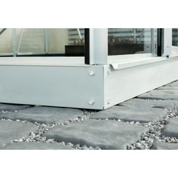 Vitavia Fundament f&uuml;r Gew&auml;chshaus 'Venus/Comet 5000' aluminiumfarben