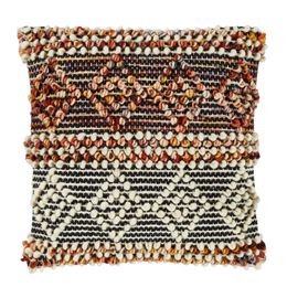 LUXOR living Wollkissen 'Isalie' creme/mehrfarbig 40 x 40 cm