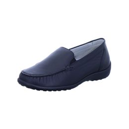 Waldl&auml;ufer WALDL&Auml;UFER Classic Flats 'Komfort Slipper Damen 640004 186 001 Echtleder in schwarz' female size 39 Black