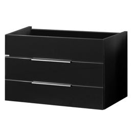 Fackelmann Waschbeckenunterschrank 'Kara' anthrazit matt 79,5 x 59 x 49 cm