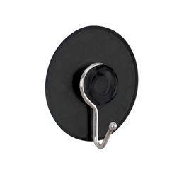 Wenko Saughaken schwarz 4,2 x 4,8 x 2 cm, 4 St&uuml;ck
