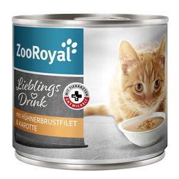 ZooRoyal Katzennassfutter 'Lieblingsdrink mit H&uuml;hnerbrustfilet' 140 g
