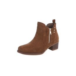 Ital-Design Ankle Boots Damen Gr&ouml;&szlig;e 40 karamell