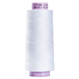 Mettler Silk Finish Cotton Maschinen- & Handquiltgarn, St&auml;rke: 50, 1829m-Spule, wei&szlig;