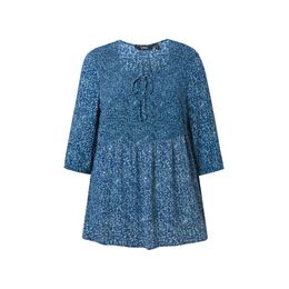 Ulla Popken Bluse Damen Gr&ouml;&szlig;e XL/XXL hellblau / dunkelblau