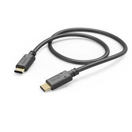 Hama Ladekabel schwarz 2 x USB-C 1 m