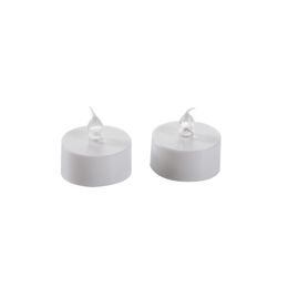 Schlaraffenland LED-Teelichter 'Nele' wei&szlig; &Oslash; 3,8 x 3,5 cm, 24er-Box