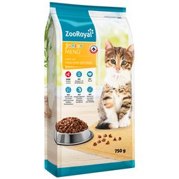 ZooRoyal Katzentrockenfutter 'Junior Men&uuml; Gefl&uuml;gel' 750 g