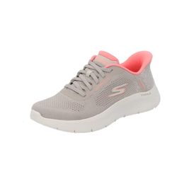 Skechers Sneaker '125503' Damen Gr&ouml;&szlig;e 38 beigemeliert / koralle Sommerschuhe