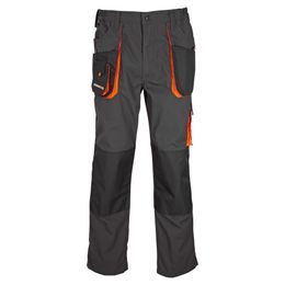 Arbeitshose grau/orange Gr. 52