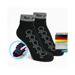 ZOVAR Flow Pressure Kurzschaft-Socken - 2 Paar Grau - Gr. 35 - 38