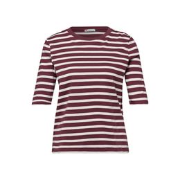 Street One T-Shirt Damen Gr&ouml;&szlig;e XXL rubinrot / wei&szlig;