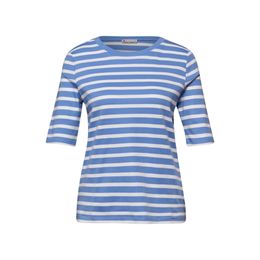 Street One T-Shirt Damen Gr&ouml;&szlig;e XXXL himmelblau / wei&szlig;