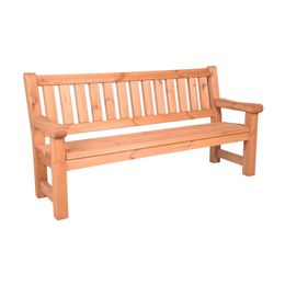 Garden Pleasure Gartenbank 'Allg&auml;u' 3-Sitzer Kiefernholz braun 184 x 96 x 69,5 cm