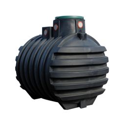 4rain Retentionszisterne 'Mono Plus' schwarz 5000 l
