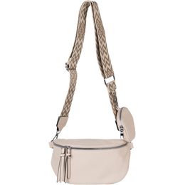 styleBREAKER Umh&auml;ngetasche '2-Teiliges Set Halbmond Crossbody Bag' Damen Gr&ouml;&szlig;e One Size beige