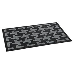 toom Sauberlaufmatte Hahnentritt 58 x 39 cm grau