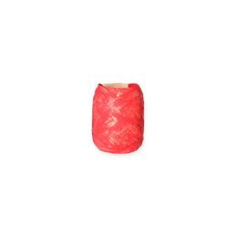 Geschenkband 'Nature Pack Glimmer' Baumwolle rot/gold 12 m