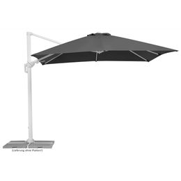 Schneider Ampelschirm 'Rhodos Twist Bianco' drehbar/neigbar 300 x 300 cm