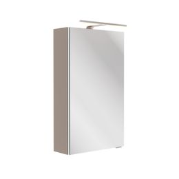 Fackelmann LED-Spiegelschrank 'SBC' grau 40 x 68 x 15,3 cm links