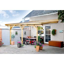 Weka Terrassen&uuml;berdachung 'Salsa' 514 x 306 cm braun