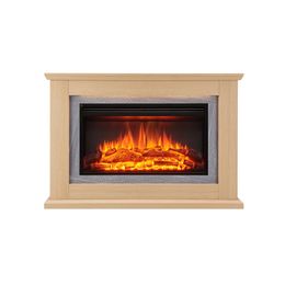 CrownFlame Elektrokamin 'Xenia' hellbraun 2 kW