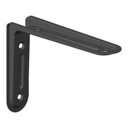 Element System Metallkonsole 'Arena' schwarz 12 x 17 cm