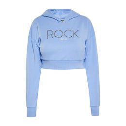 ROCKEASY Sweatshirt female size XS Blue