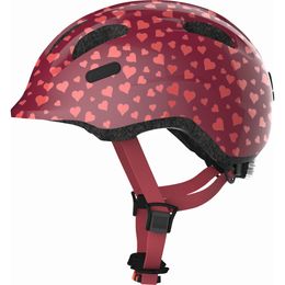 Abus Fahrradhelm 'Kids Pro cherry heart' rot S