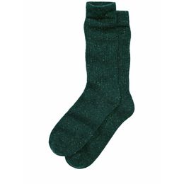 Mey & Edlich Mey & Edlich Herren Tweedspur-Stricksocke Gr&uuml;n 45 % Wolle, 40 % Polyamid, 15 % Seide
