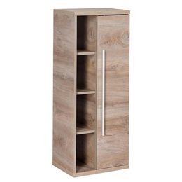 Fackelmann Midischrank 'Stanford ' braun furniert 42 x 106 x 32 cm