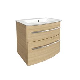 Fackelmann Waschbecken mit Unterschrank 'B.Style' braun 63,2 x 54,3 x 46 cm