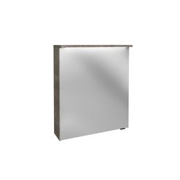 Fackelmann LED-Spiegelschrank 'Oxford' braun 60,2 x 69,6 x 20 cm