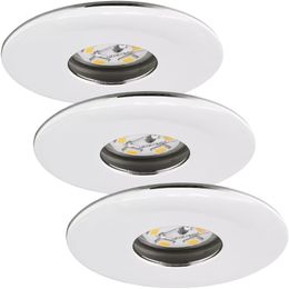 Briloner LED-Einbauleuchtenset 1,8 W 3 St&uuml;ck